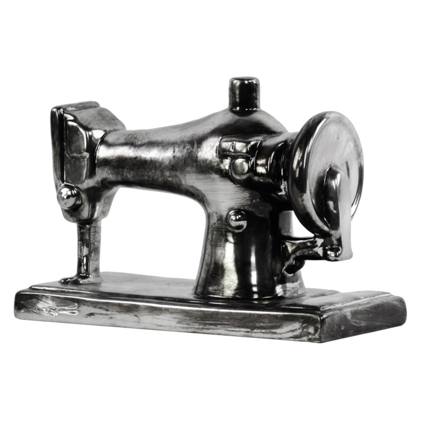 Urban Trends Collection: Ceramic Sewing Machine Sculpture, Tarnished ...
