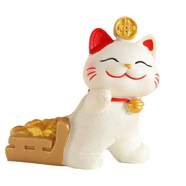 Realistic Kitty Maneki Neko Money Lucky Cat Chinese Japanese Feng Shui ...