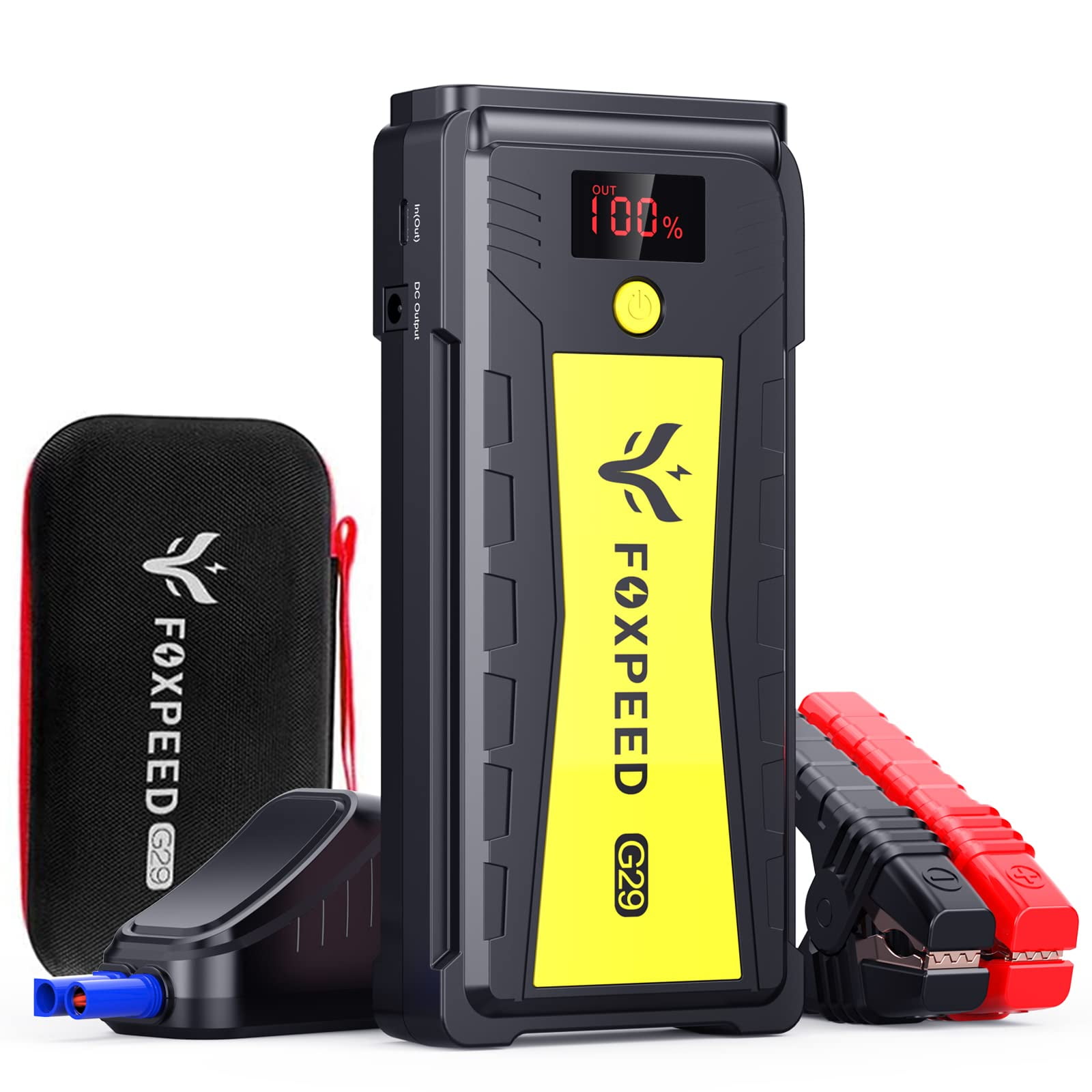 G29 Jump Starter 2500A 21000mAh 12V Car Jump Starter for up to 8L Gas ...