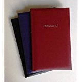 Mead Cash Book, 7-15/16 x 5-1/8 inches, 144 pages Hardbound Black Cover ...
