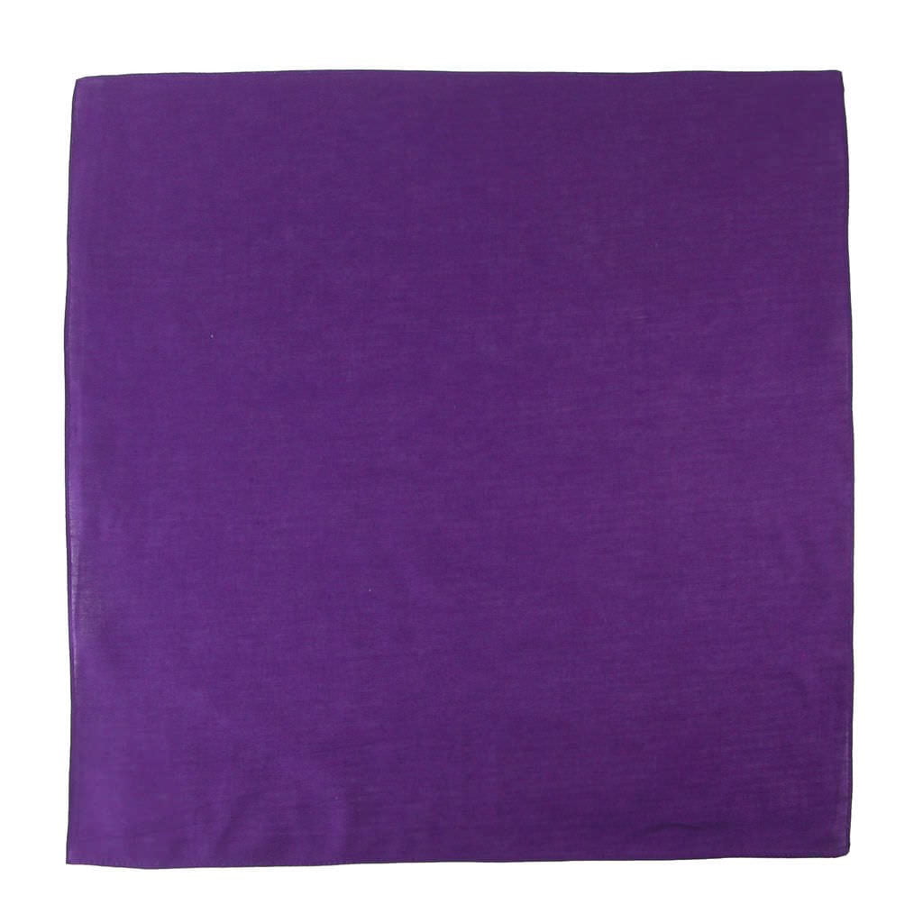 MTL® 100% Cotton Solid Color Bandana, Purple - Walmart.com