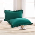 Great Description About Dark Green Pillow Shams