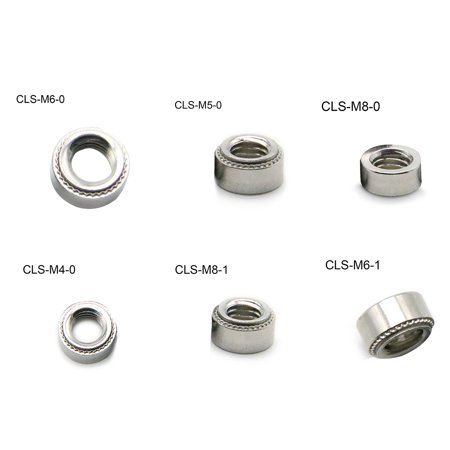 Stainless Steel CLS M4 M5 M6 M8 Slab Fasteners Self-Clinching Nut Swage ...