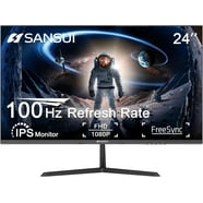 SANSUI Monitor 22 inch 75HZ Gaming Monitor FHD 1920*1080P Computer ...
