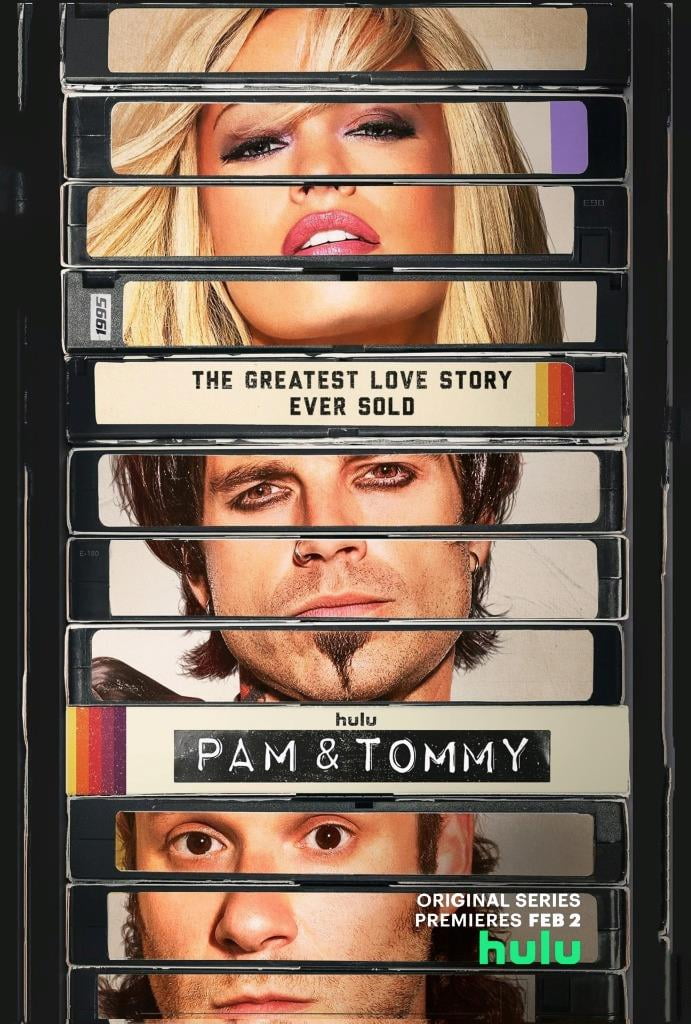 Pam & Tommy Movie Poster Quality Glossy Print Photo Wall Art Lily James Sebastian Stan Seth ...