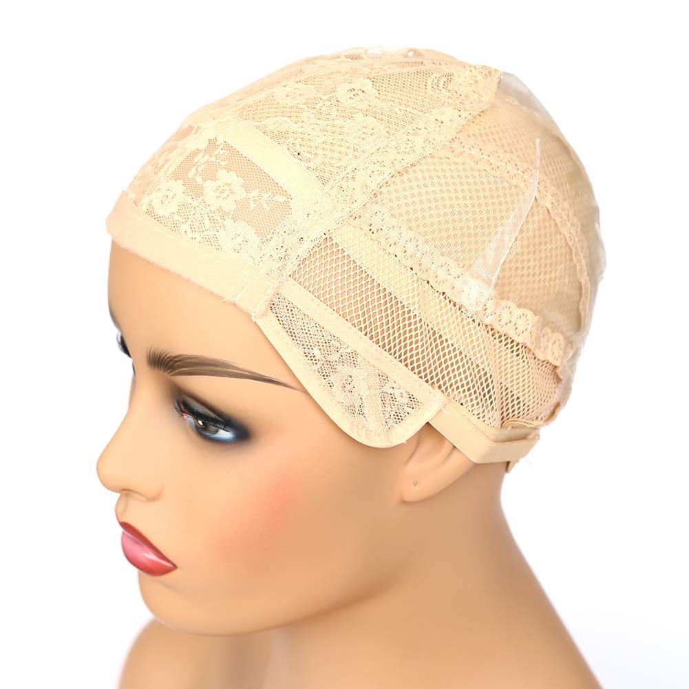 Weaving Cap for Making Wig with Adjustable Strap Dissolved Paper Wig ...