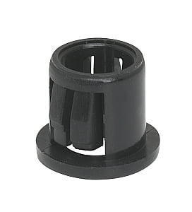 Satco Nylon Snap-In Bushing for 3/8in Hole Black - Walmart.com ...