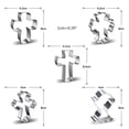 NANMELX 5 Styles Stainless Steel Cookie Cutter Mold for Cross Biscuit ...