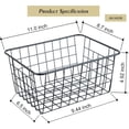 Wire Kitchen Storage Basket 3 Packs,Perfect Pantry Organization ...