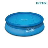 Intex 12-Foot Solar Pool Cover for Easy Set and Metal Frame Round Pools ...