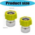 2Pcs 3/4inch Female Hose Quick Connector Pipe Coupler Stop Water ...