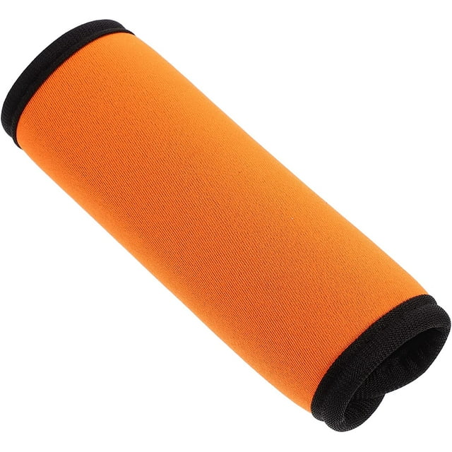 Luggage Cover Neoprene Luggage Handle Wraps Covers: Orange Suitcase ...
