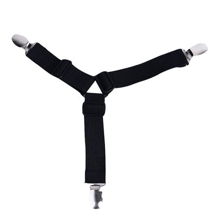 Famelof Adjustable Bed Sheet Fastener Straps Fixing Clips Belt Grippers ...