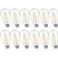 100 Watt LED Bulb, 12 Pack 9W LED Edison Light Bulbs 100 Watts ...