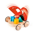 Hape Shape Sorter Pull-Along Ladybug Wooden Toddler Toy, Ages 12 mo+ ...