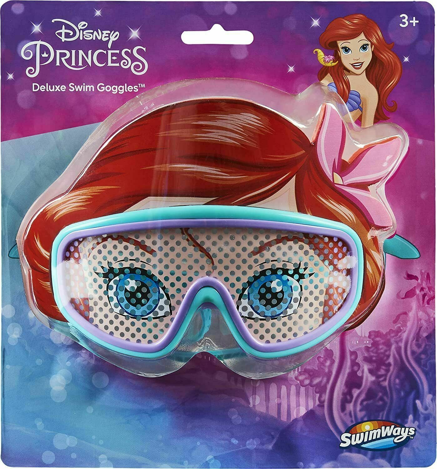 SwimWays Blue and Purple Swimming Sport Goggles - Walmart.com