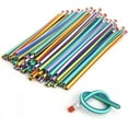 Children's School Entertainment Pencil, Colorful Stripe Soft Curved ...