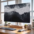 Black Coastal TV Dust Cover,Stretchable TV Screen Desktop Computer ...