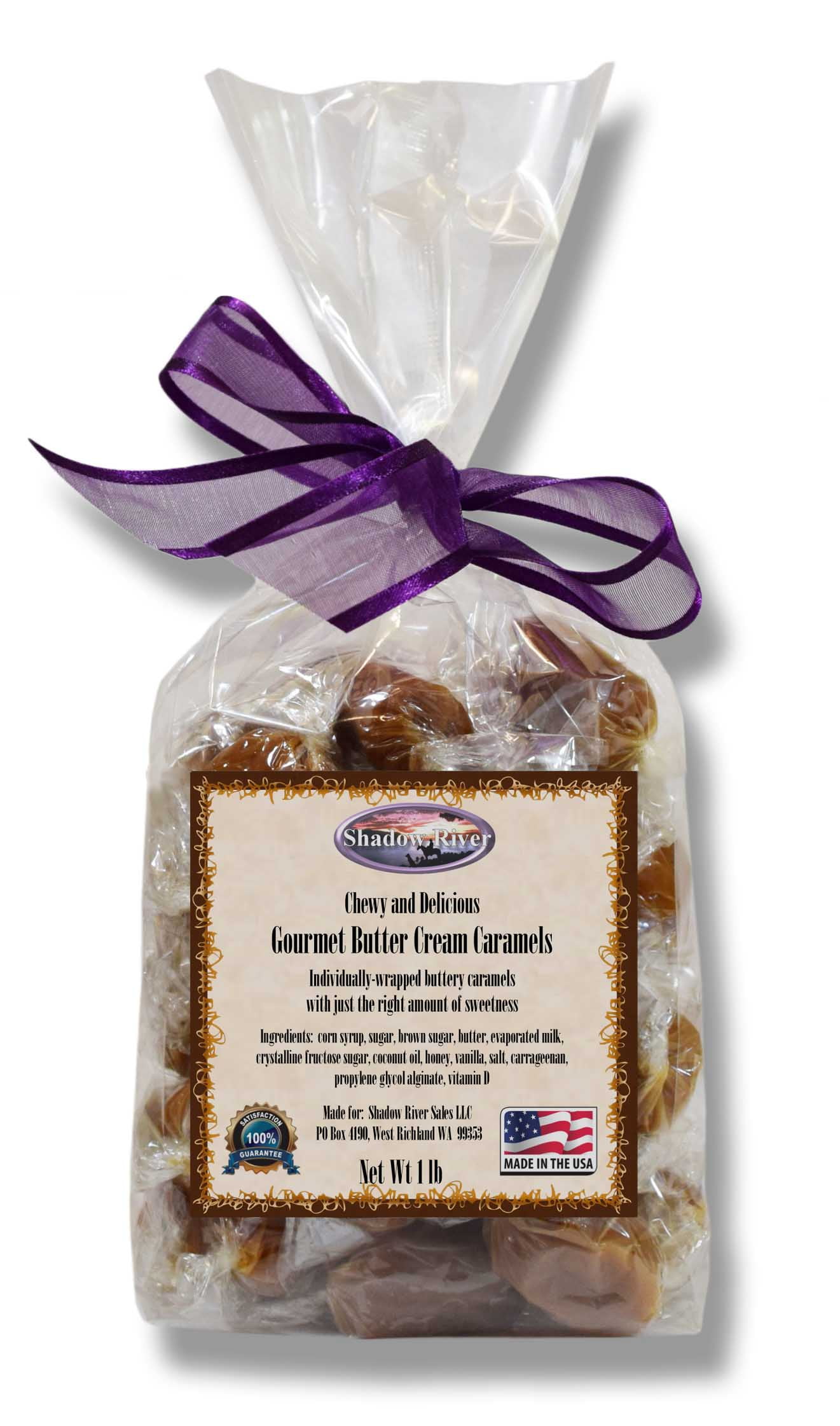 Shadow River Gourmet Individually Wrapped Soft Caramels - 1lb - Walmart.com