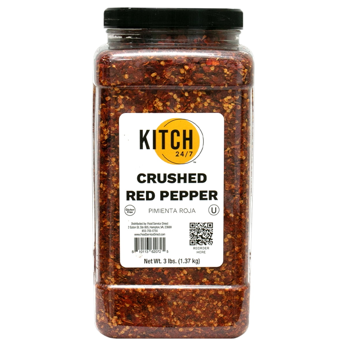 Click here for Kitch 24/7 Crushed Red Pepper  3 Pound 3 Pound prices