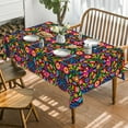 Smile Mexico Halloween Tablecloth 60x84 Inch, Cinco De Mayo Fiesta ...