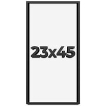 27x40 Shadow Box Frame Black | 1 inches Deep Real Wood Contemporary ...