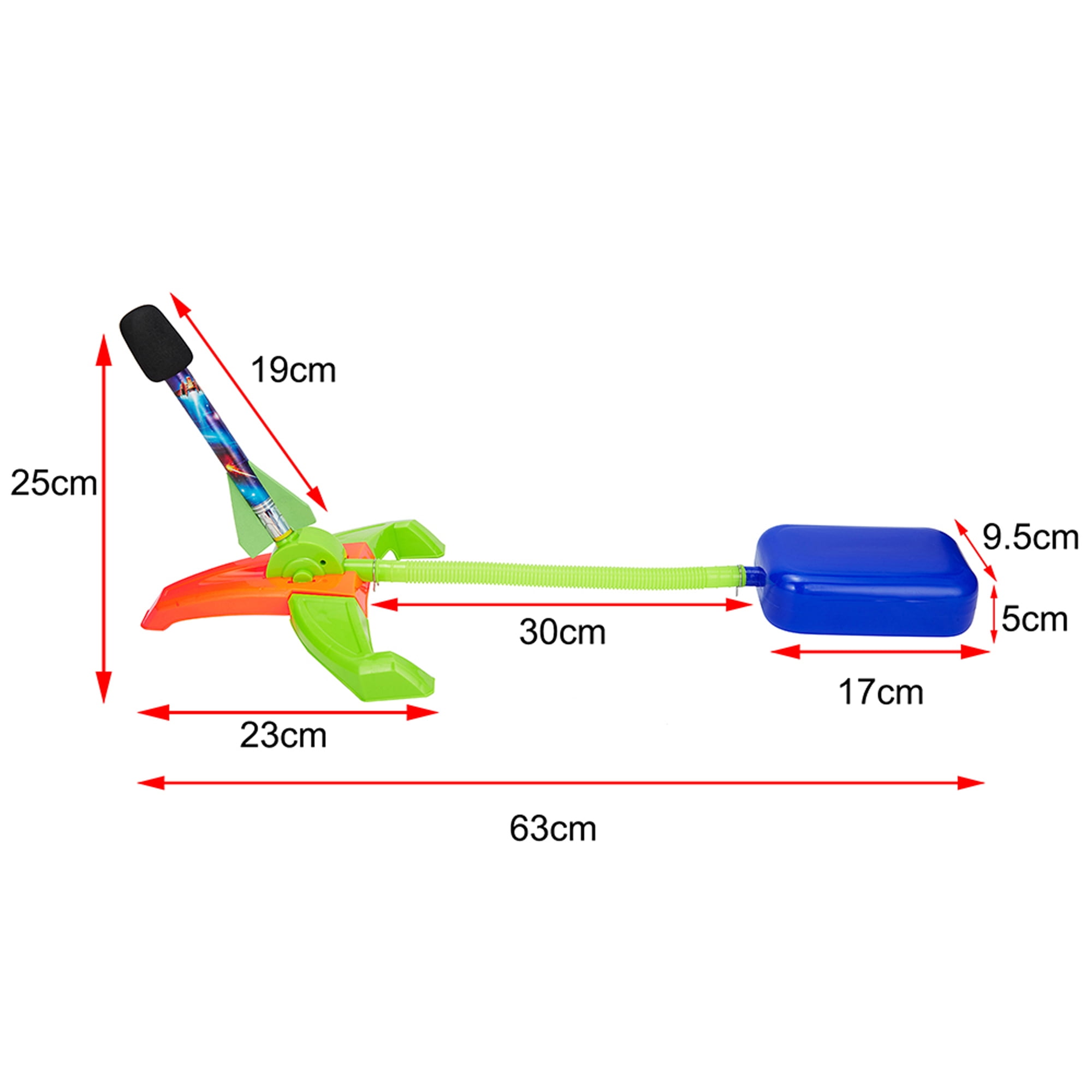 Buy Air Rocket Toy, Ultimate LED Rocket Launcher for Kids, Stomp and ...