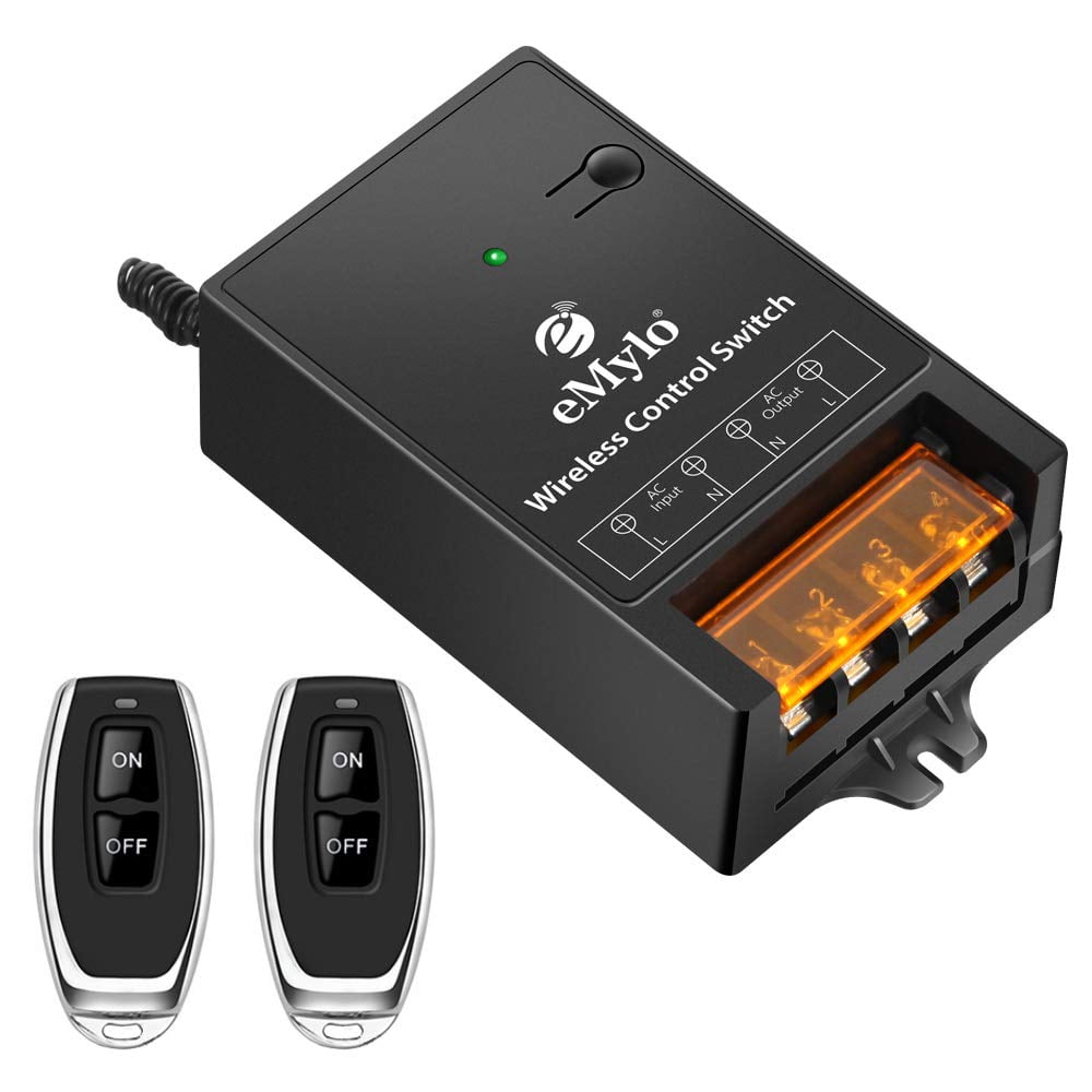 eMylo Smat Wireless Remote Switch AC 100V 220V 240V Relay RF Remote ...