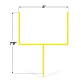 GoSports Pro Kick Challenge Set - Field Goal Post, 2 Footballs, Kicking ...