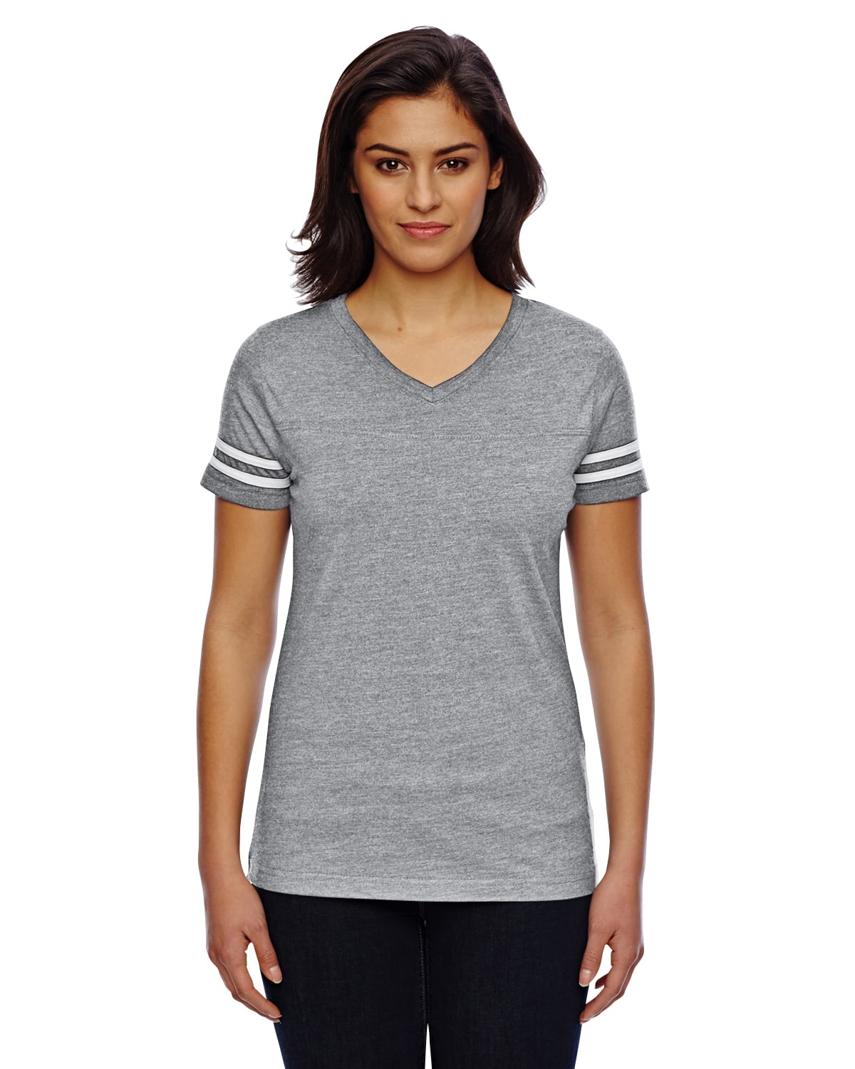 LAT Ladies' Football Fine Jersey T-Shirt - 3537 - Walmart.com