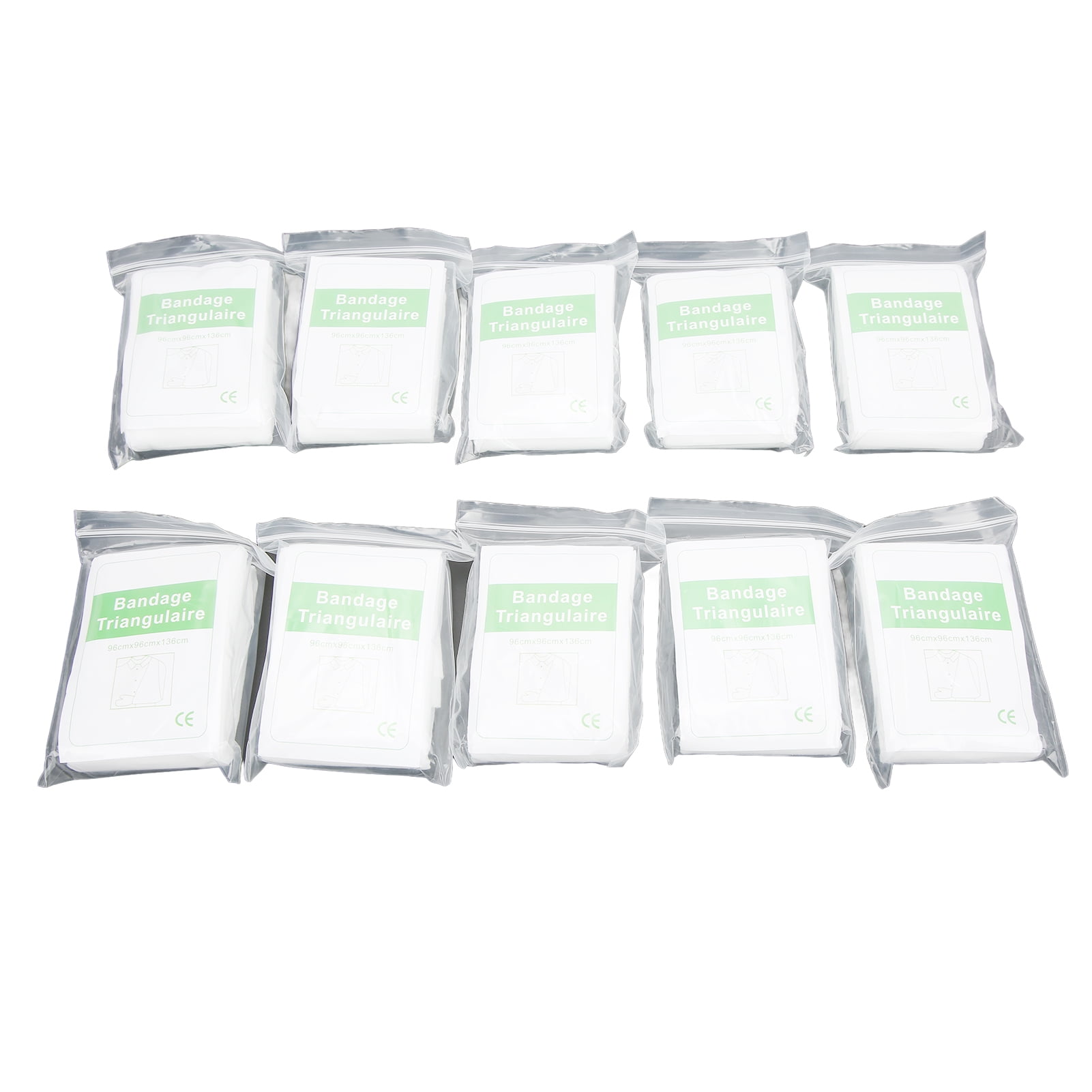 Vendajes triangulares tela no tejida 10 piezas Vendaje triangular de ...