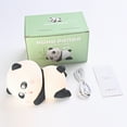 D.FAMILY Panda Night Light for Kids, Usb Rechargeable Color Changing ...
