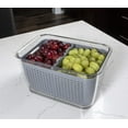 Kitchen Spaces Colander Food Storage Containers, Variety Pack, Gray, 3 ...