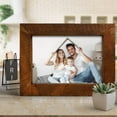 Rustic Picture Frames Farmhouse Photo Frame Wood | Rustic Brown - 4x6 ...