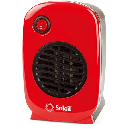 Soleil Personal Electric Ceramic Heater, 250 Watt MH-01,Red – BrickSeek