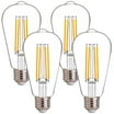 SDLUXBULB Decorative Light Bulbs Vintage LED Edison Bulb 6W 600LM (60W Equivalent) dimmable G40 ...