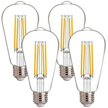 SDLUXBULB Decorative Light Bulbs Vintage LED Edison Bulb 6W 600LM (60W Equivalent) dimmable G40 ...