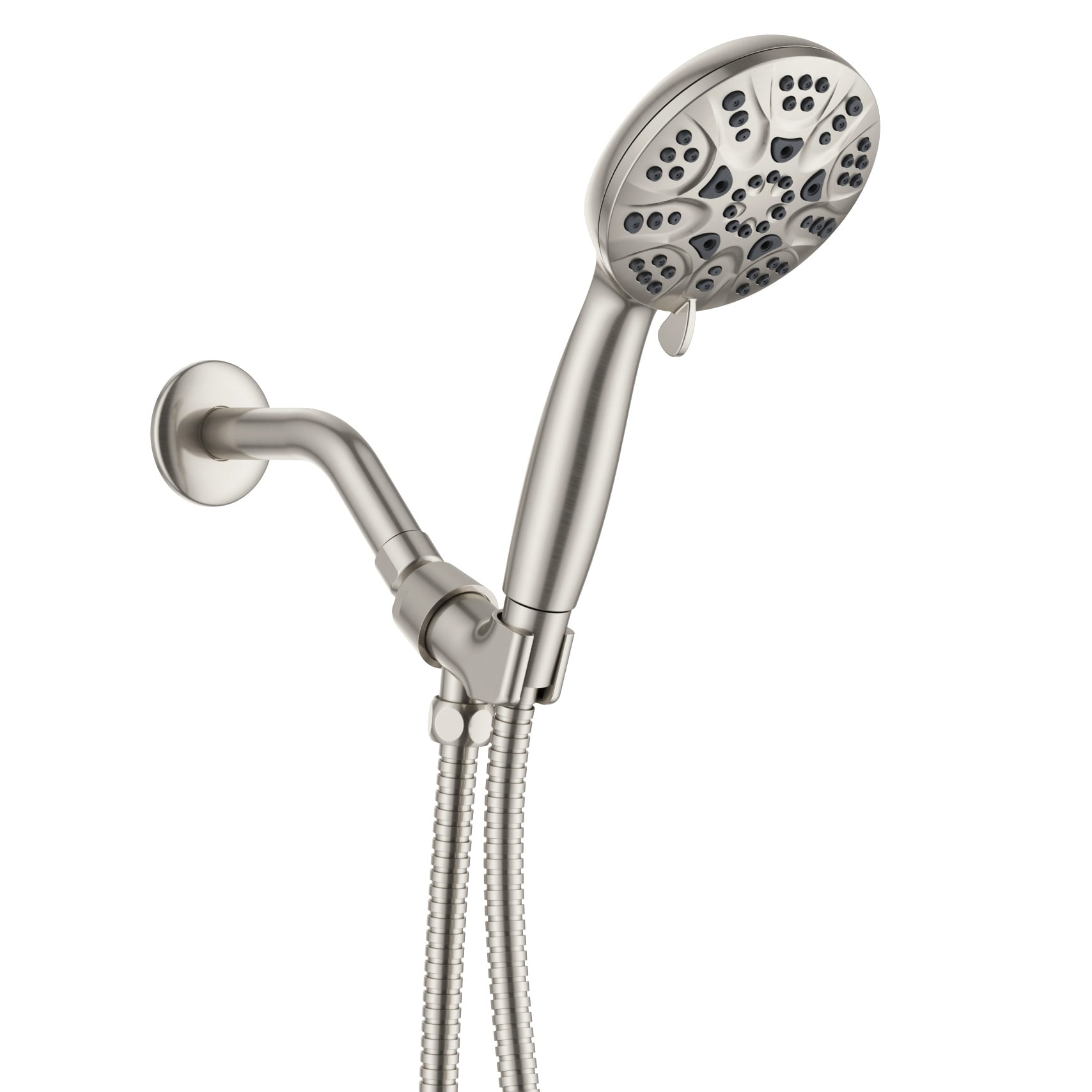 Ana Bath 4.7-Inch 6-Function Handheld Shower System with Pause + 5-Ft ...