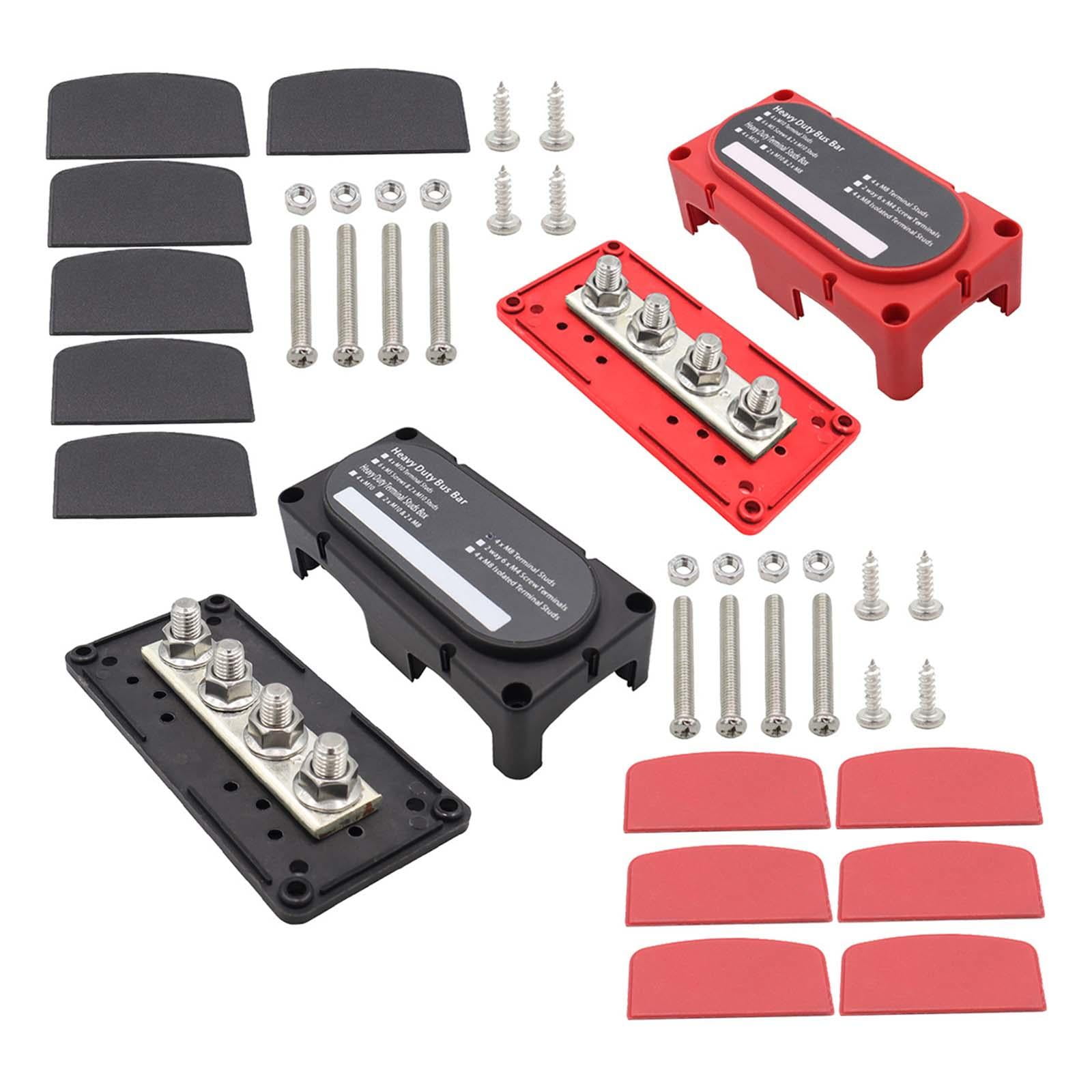 Power Distribution Block 12V-48V Amp M10 Post Terminal Junction Block ...