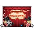 BINQOO 6×4FT Movie Night Backdrop, Vinyl Photography Background ...
