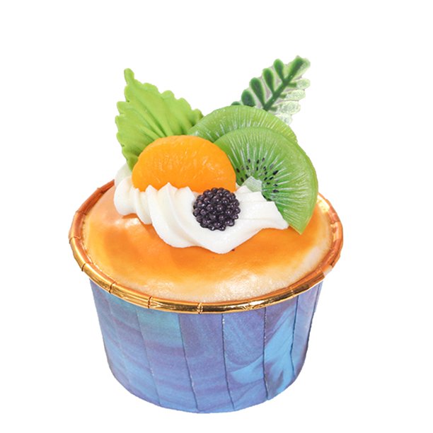 Fake Cupcake Prop Beautiful Fruit Decorative PU Model Artificial Fruit ...