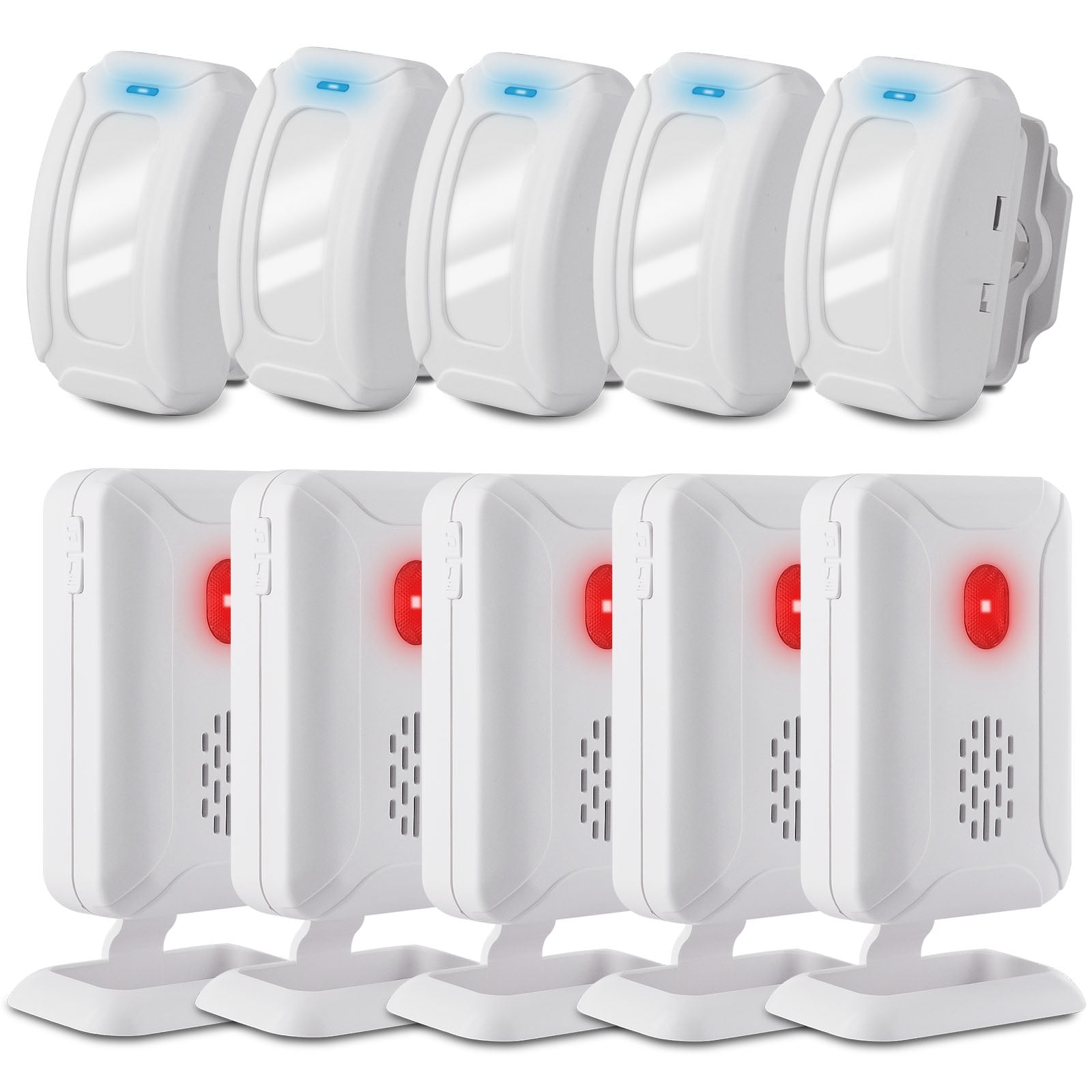 GREENCYCLE Wireless Motion Sensor Detector Alarm, Home Security ...
