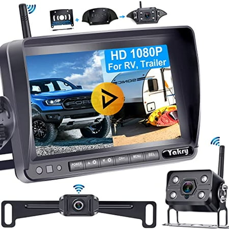 Wireless Backup Camera for RV HD 1080P,7 Inch DVR Monitor with Car ...