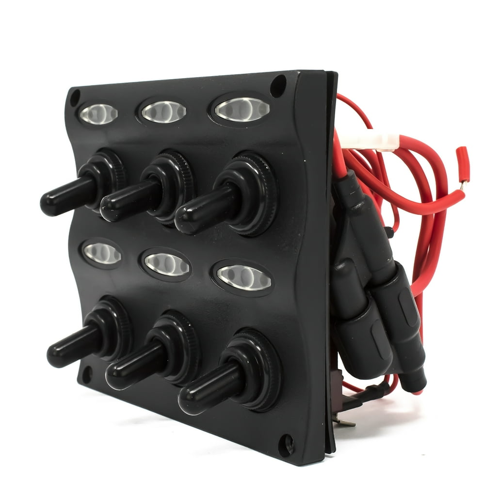 Five Oceans Marine Waterproof 6 Gang Toggle Switch Panel FO-2652 ...