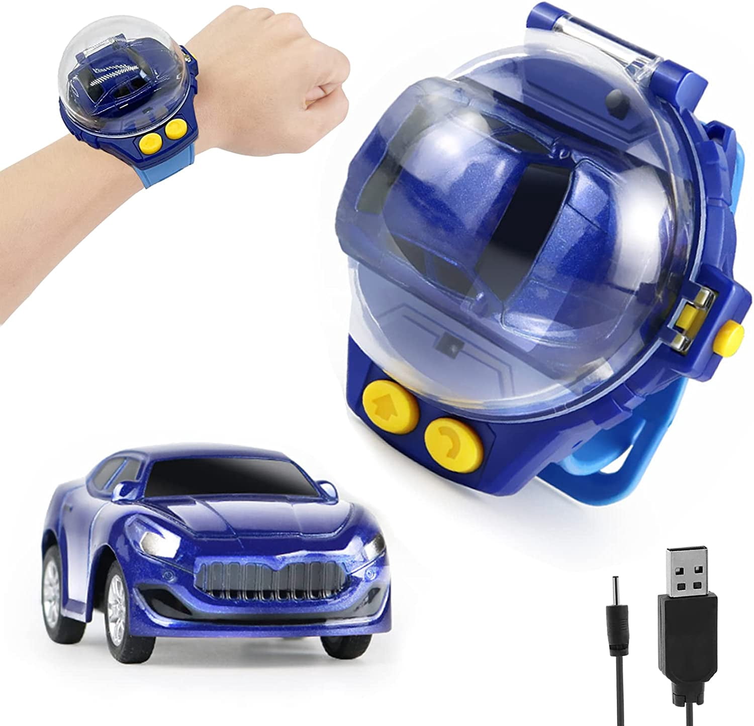 Discoun Mini Remote Control Watch Car Toys,2.4 GHz 50m Long Distance ...