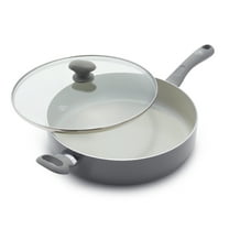 GreenPan Cookware Anodized Nonstick 11" Everyday Pan, Oven Safe with ...