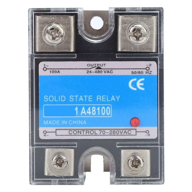 Relé de estado sólido, relé monofásico de suministro eléctrico de ...