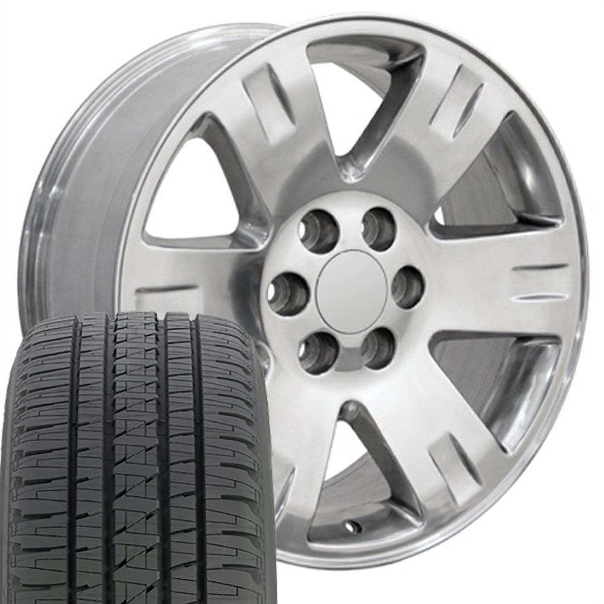 OE Wheels 20 inch Polished 5307 Rims & Bridgestone Tires Fit Specific ...