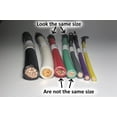 Wire Gauge Sample Pack Assorted Set of Sizes AWG 14,12,10,8,6,4,2 Home ...