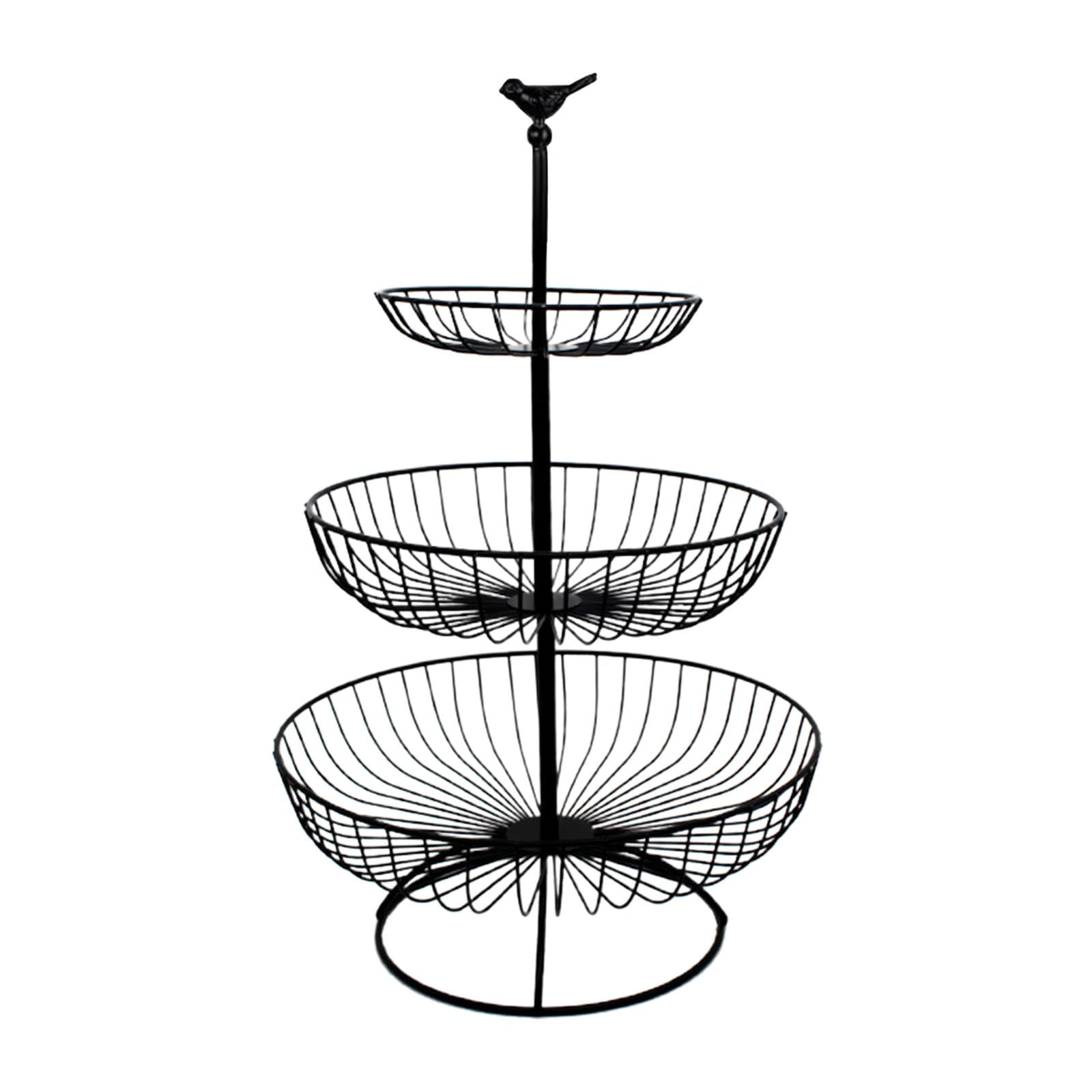 Click here for Elodie 3 Layer Vegetable Fruit Wire Basket Stand D... prices